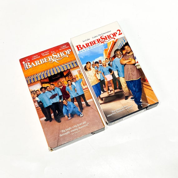 Barbershop 1 & 2 VHS Lot of 2 Ice Cube Movie VCR Tape | Etsy