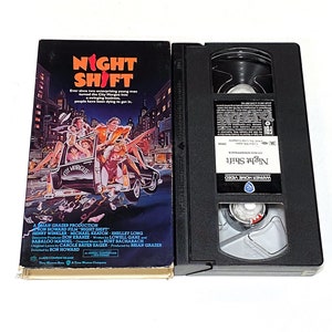 Night Shift - Vintage VHS Tape - Rare Collectible, Nostalgic Retro Film ...