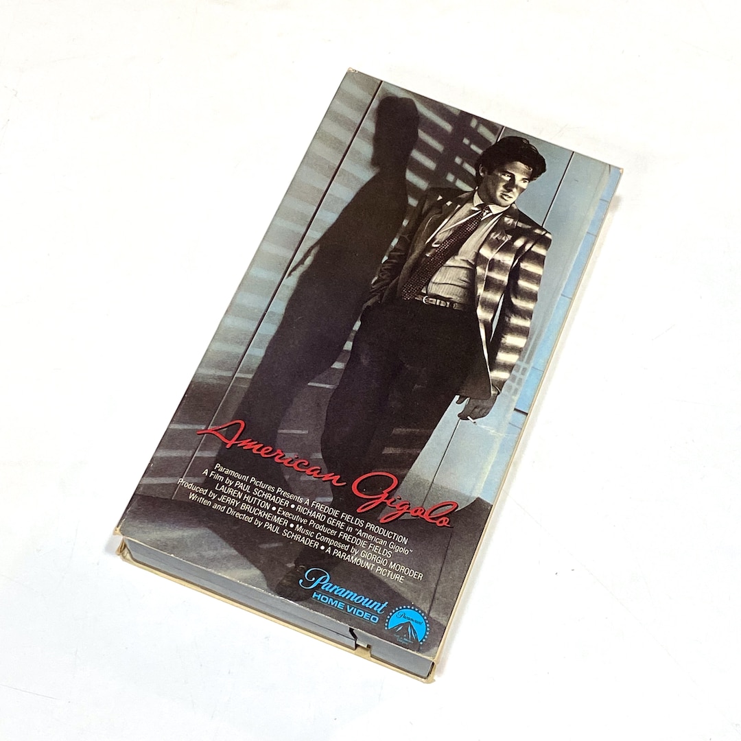 American Gigolo VHS Richard Gere Vintage VHS Rare Collectible ...