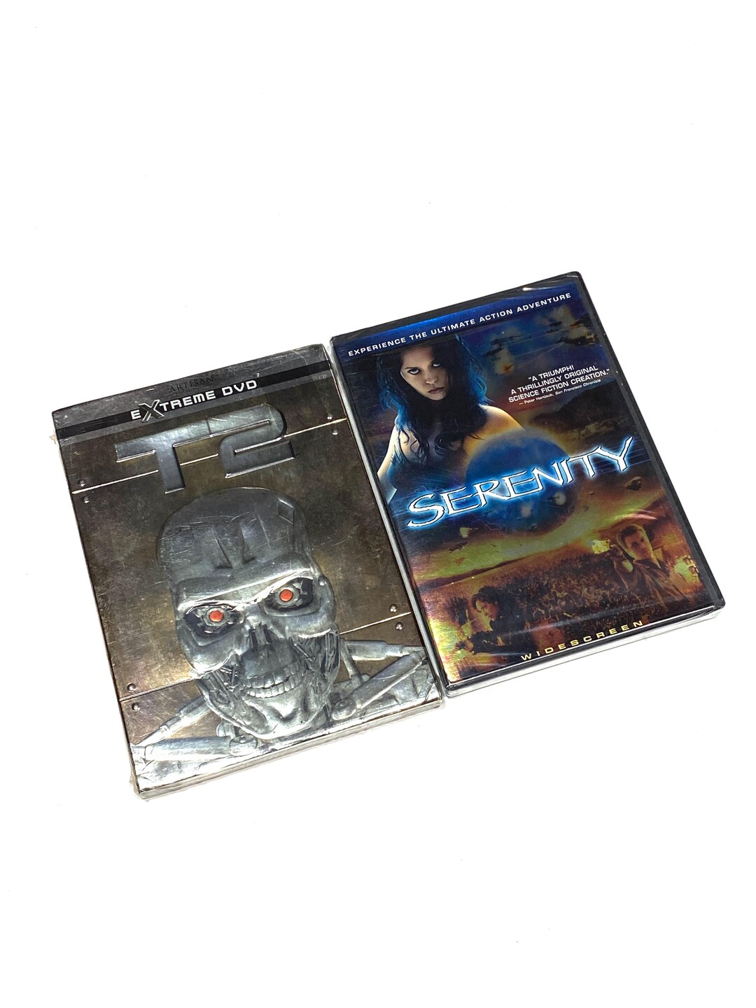 Serenity - T2 Terminator 2 - New DVD Lot of 2 Sealed Movies - Science ...