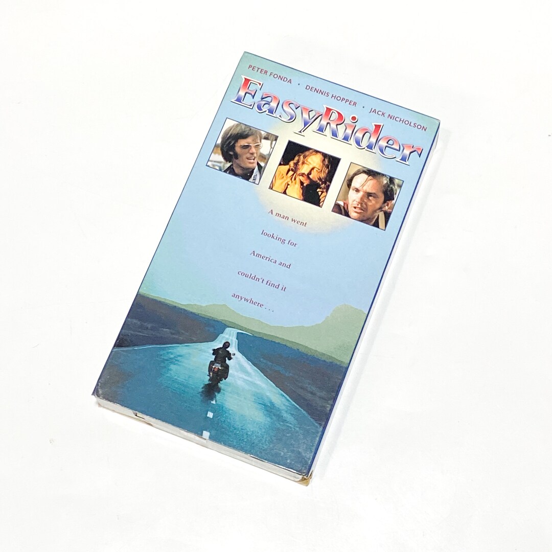 Easy Rider - VHS Movie - VCR Tape - Cult Classic Film - Video Cassette ...