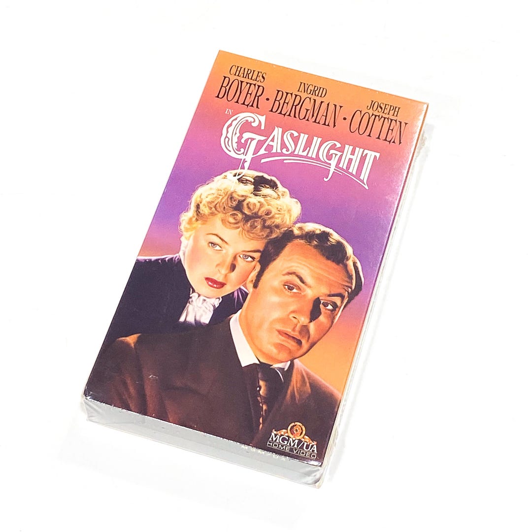 Gaslight - Ingrid Bergman - New Sealed VHS Movie - VCR Tape - Video ...