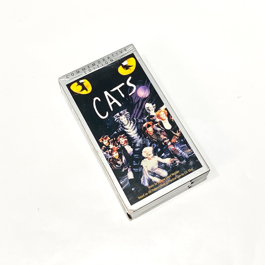 Cats the Musical - VHS Movie - VCR Tape - Cult Classic Film - Video ...