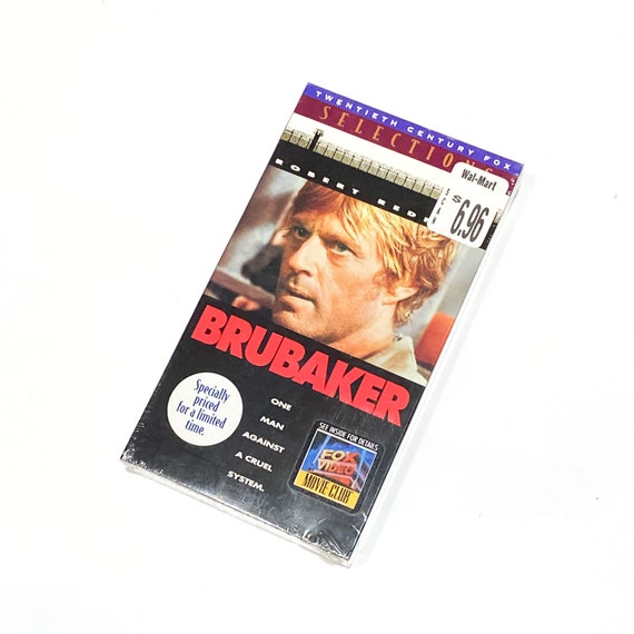Brubaker Robert Redford New Sealed VHS Movie VCR Tape - Etsy