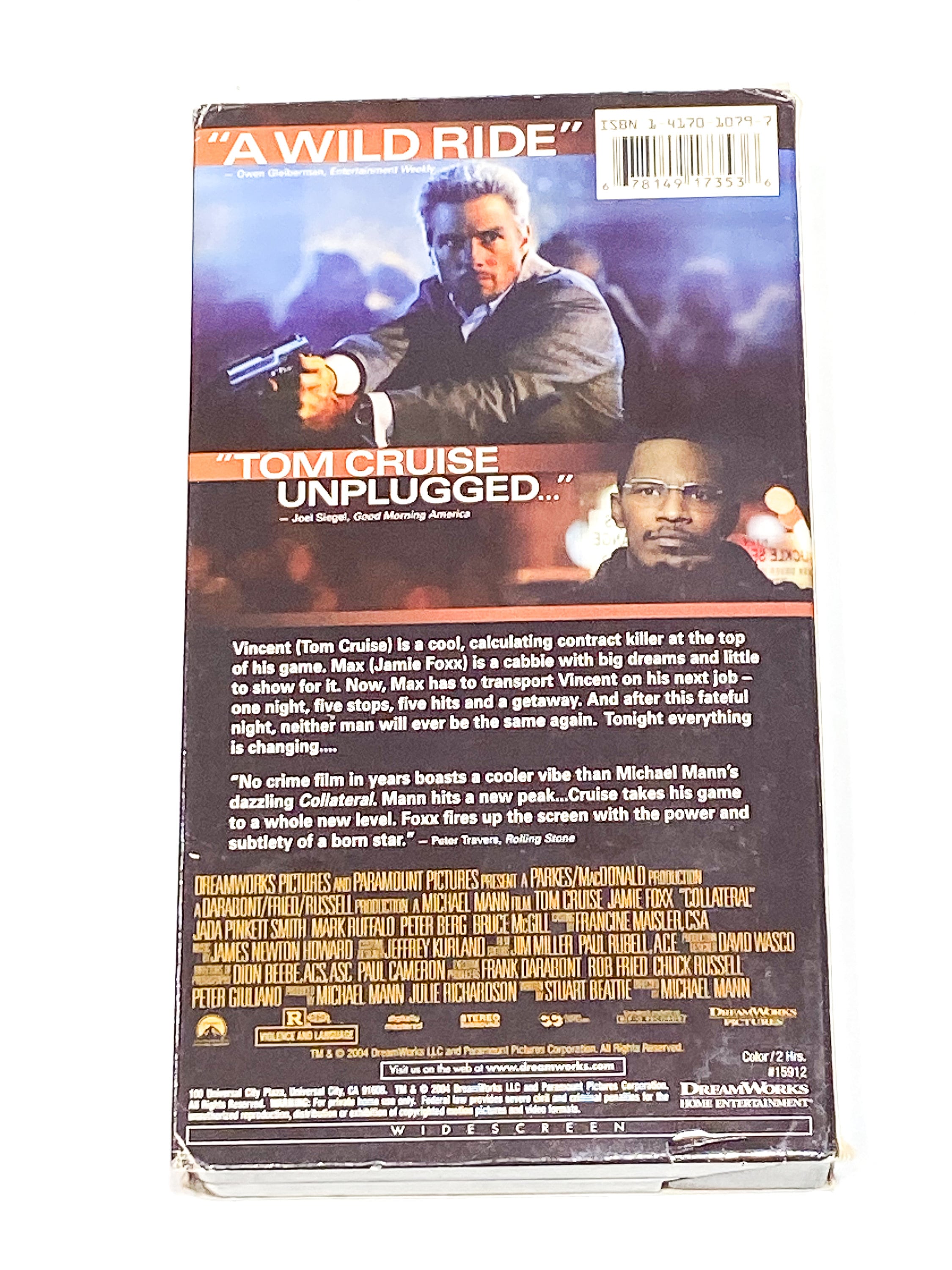 Collateral Tom Cruise Jamie Foxx VHS Classic Movie Video - Etsy