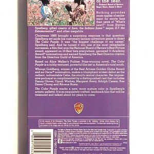 The Color Purple VHS Movie Oprah & Whoopi Pre-owned Video Cassette Very ...