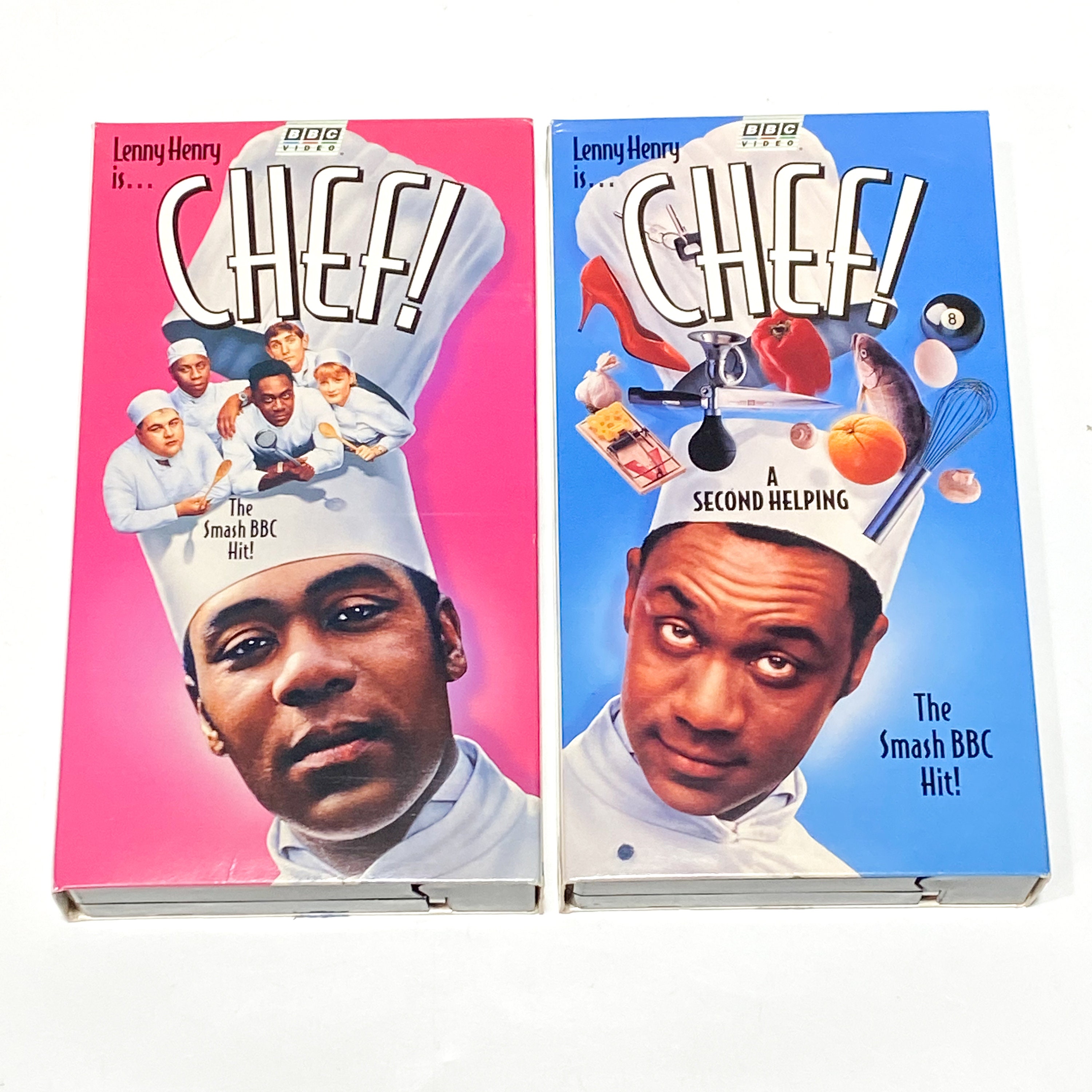 Chef BBC Show VHS Lot of 2 Lenny Henry VCR Tape Cult - Etsy