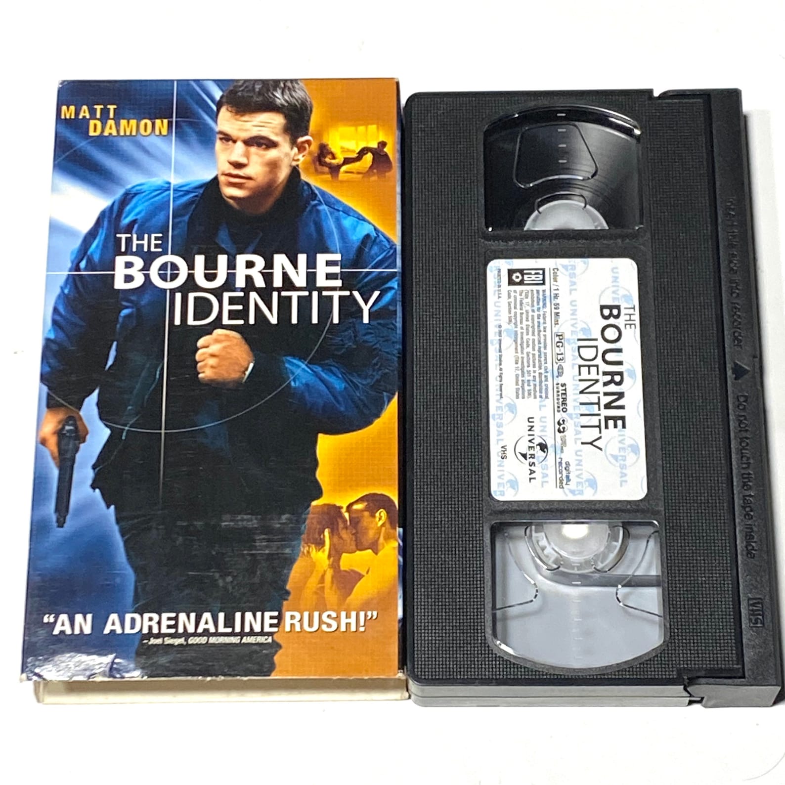 Bourne Identity VHS Classic Movie Video Tape Pre-owned - Etsy