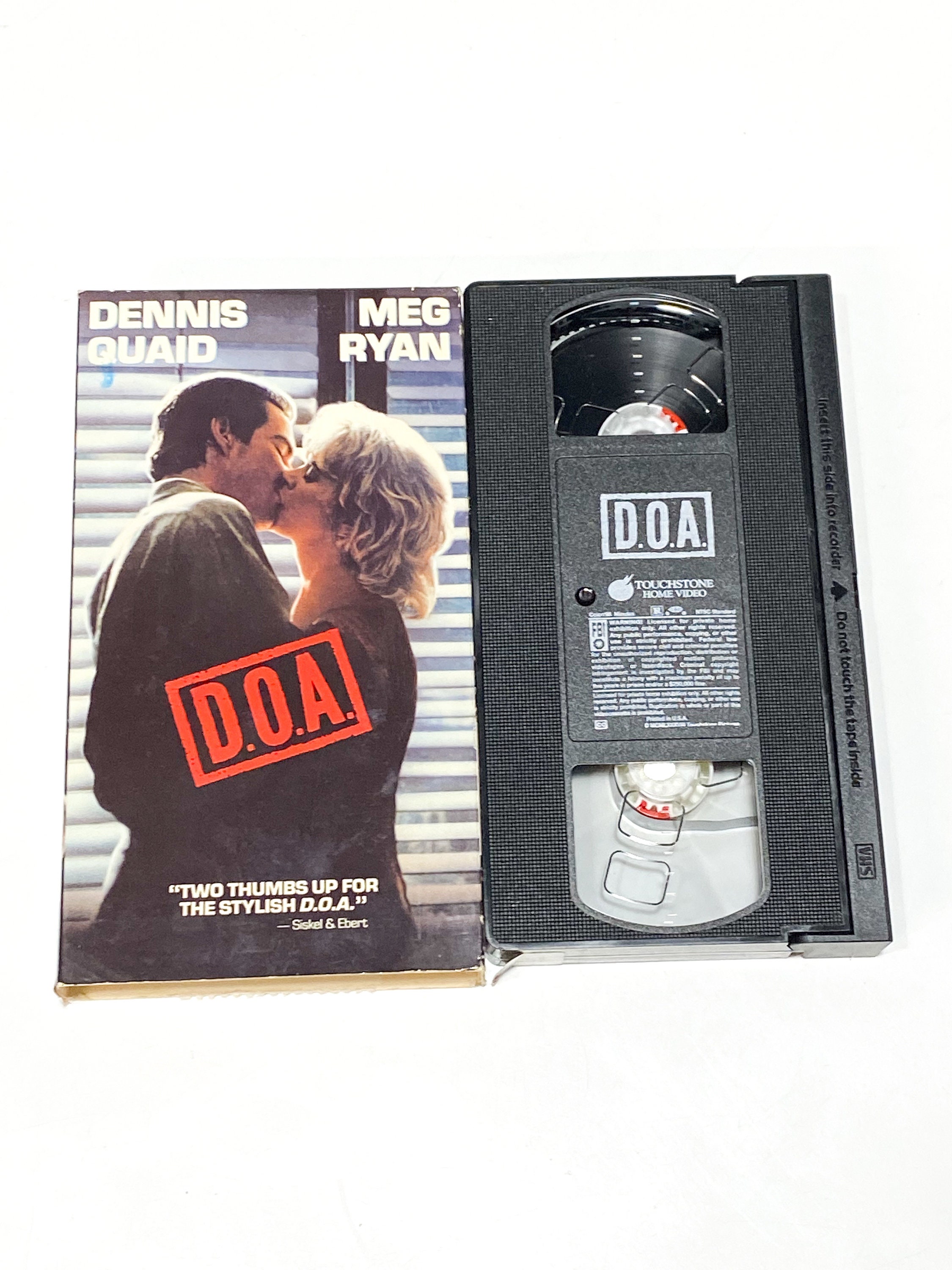 DOA VHS Movie VCR Tape Cult Classic Film Video - Etsy