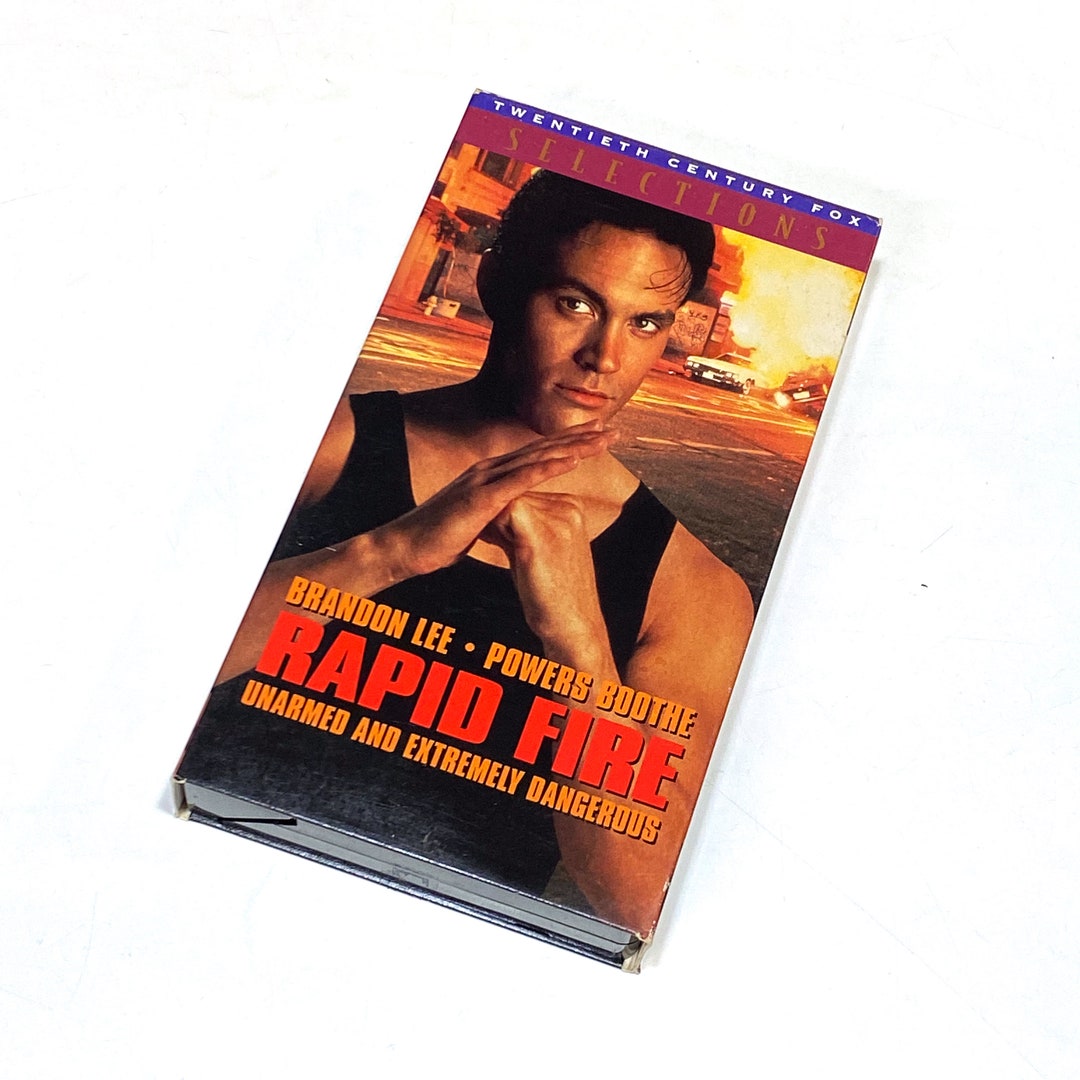 Rapid Fire VHS Brandon Lee Vintage VHS Tape Rare Collectible, Nostalgic ...