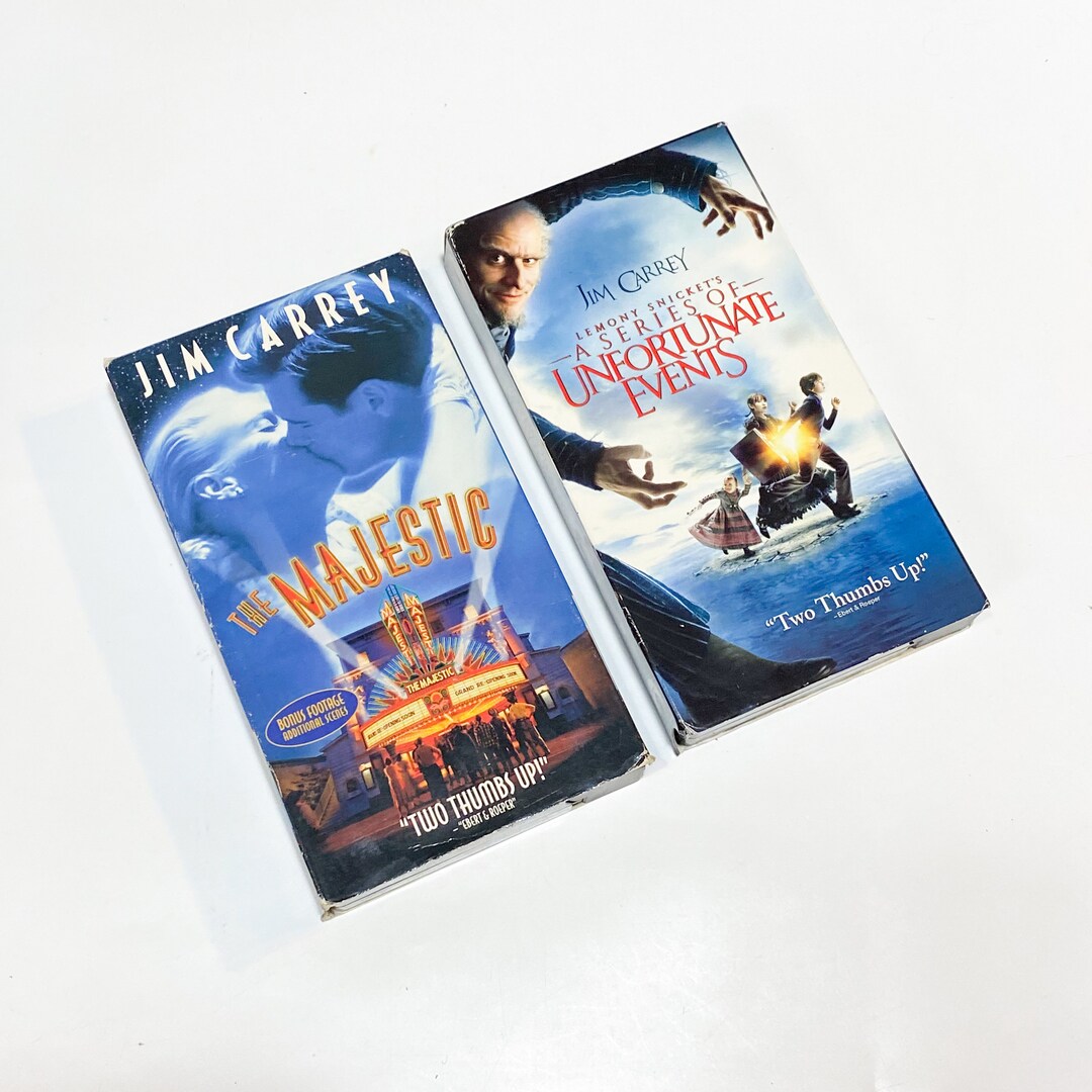 Jim Carrey - the Magestic & Lemony Snickets Unfortunate Events - VHS ...