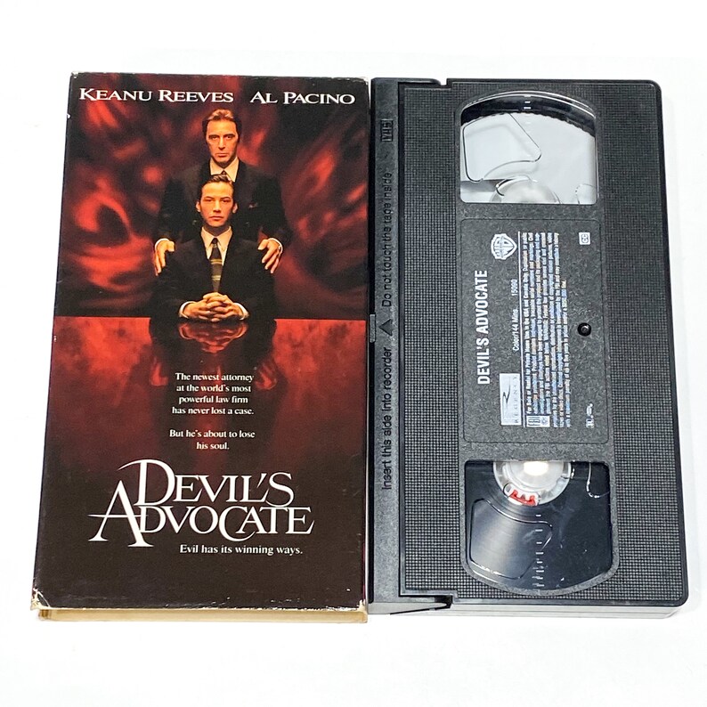 Devils Advocate Keanu Reeves VHS Movie VCR Tape Cult - Etsy