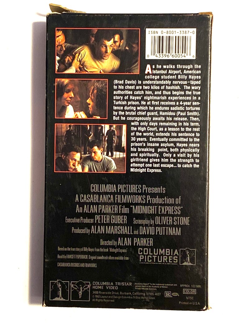 Midnight Express VHS Movie Pre-owned Video Cassette Very - Etsy