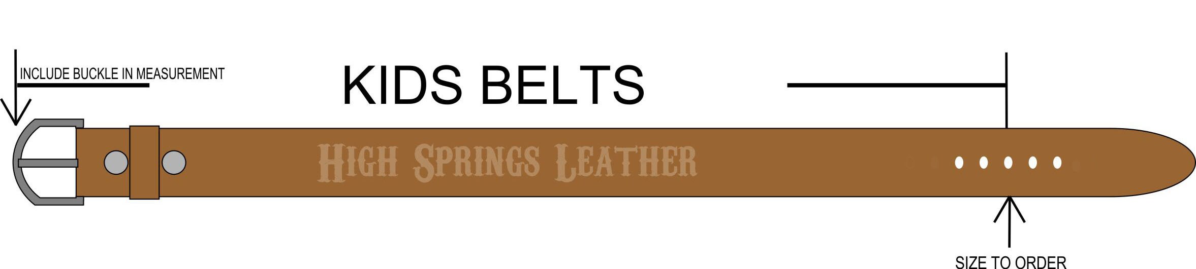 Kid Name Belt Deer Embossed Brown Leather Belt Custom | Etsy