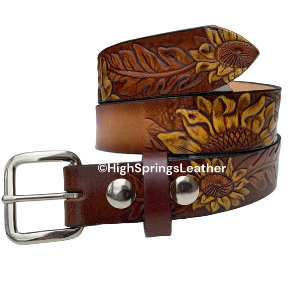 Sunflower Belt - Etsy