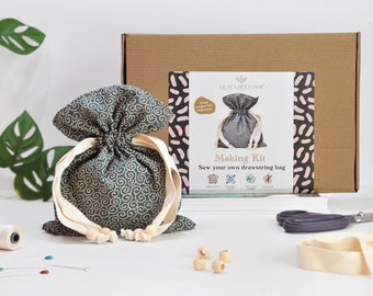 Making Kit, Beginner Sewing Kit, DIY Craft Kit, Sew Your Own Coin Purse ...