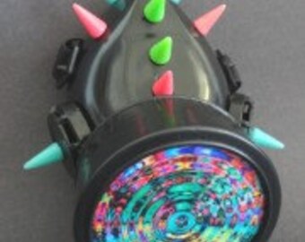 Psychedelic mask | Etsy