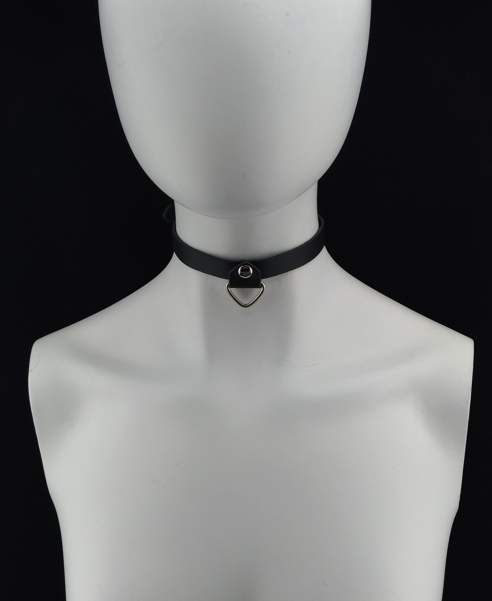 Choker Genuine Leather Choker Collar Black Leather Choker - Etsy