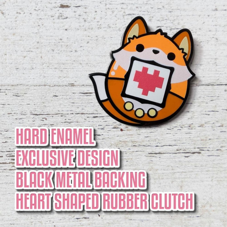 Whisker the Fearless Fox — Hard Enamel Pin — Exclusive Design - Etsy