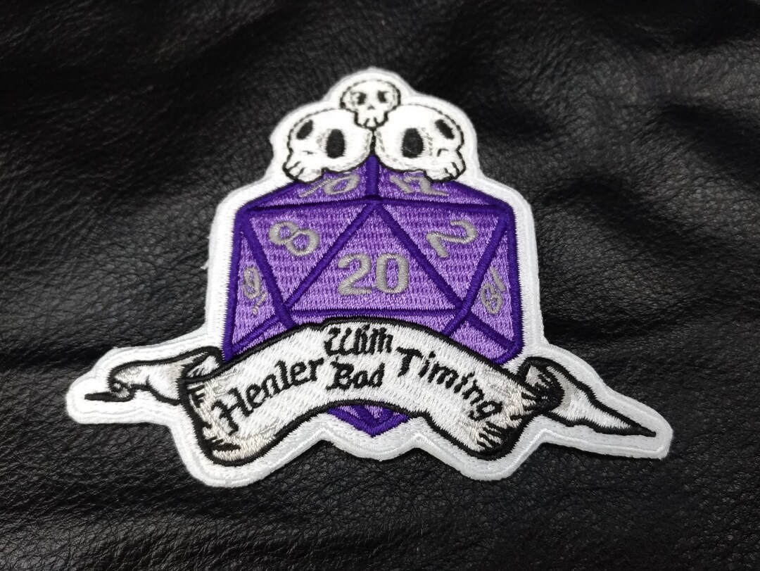 D20 Inspired Embroidered Patches Dungeon Party Embroidered Patches to ...