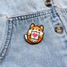 Whisker the Fearless Fox — Hard Enamel Pin — Exclusive Design - Etsy