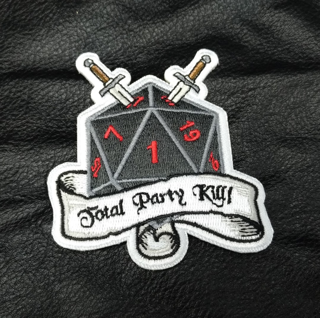 D20 Inspired Embroidered Patches Dungeon Party Embroidered Patches to ...