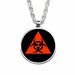Biohazard Symbol Pendant Necklace - Etsy