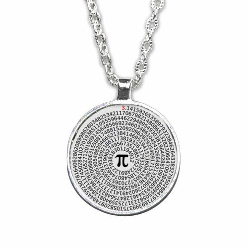 Pi Necklace Mathematical Jewelry Math Teacher Gift Pendant - Etsy