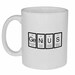 Genius Mug Periodic Table of Elements Funny White Ceramic | Etsy