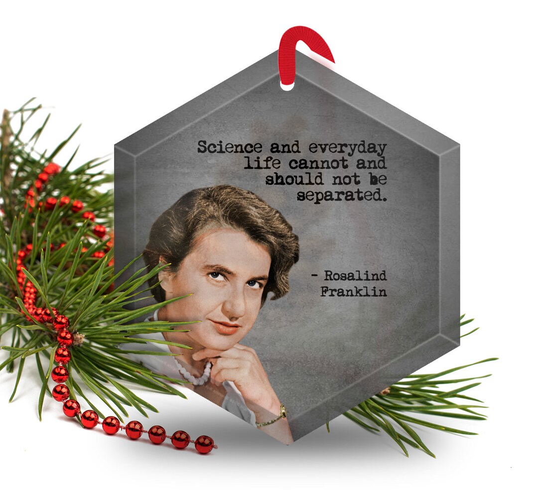 Rosalind Franklin - Famous Scientist - Beveled Glass - Etsy