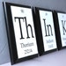 Think Periodic Table Framed 3 Piece Wall Plaque Set - Etsy