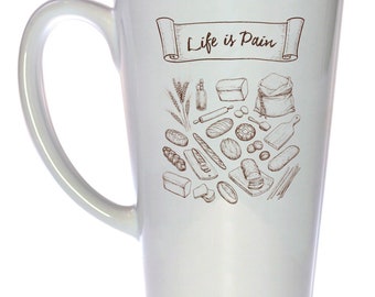 Life is Pain Bread - Etsy