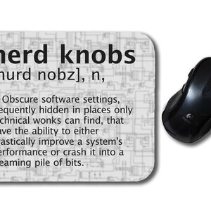 Nerd Knob Definition Mouse Pad - Etsy
