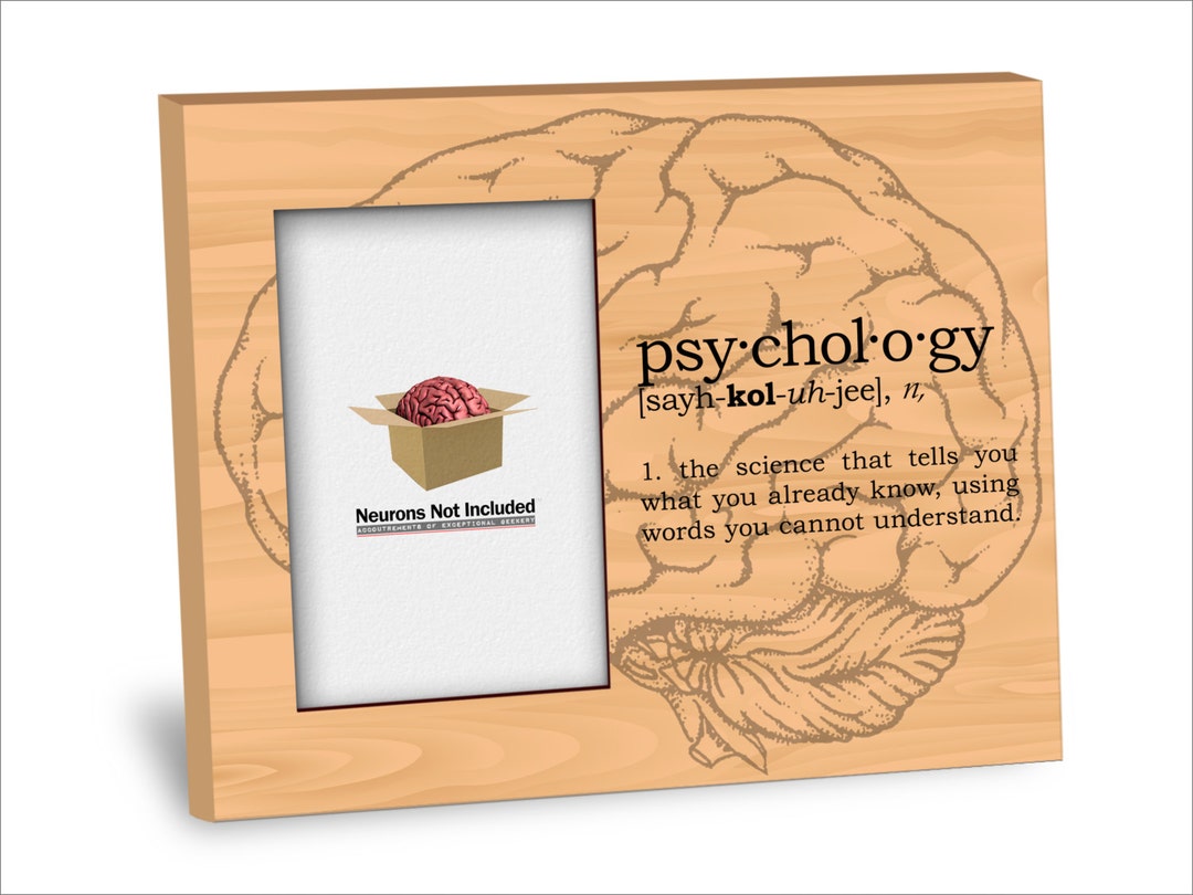 Psychology Definition Picture Frame - Personalization Available - 8x10 ...