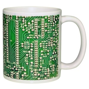 Green Circuit Board Image Coffee or Tea Mug - Etsy