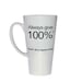 Always Give 100 Percent Funny Mug-quote Mug Coffee Love - Etsy