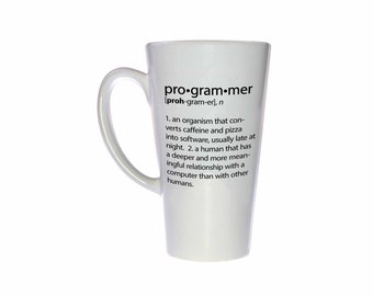 Programmer Definition Funny Coffee or Tea Mug Perfect Gift | Etsy