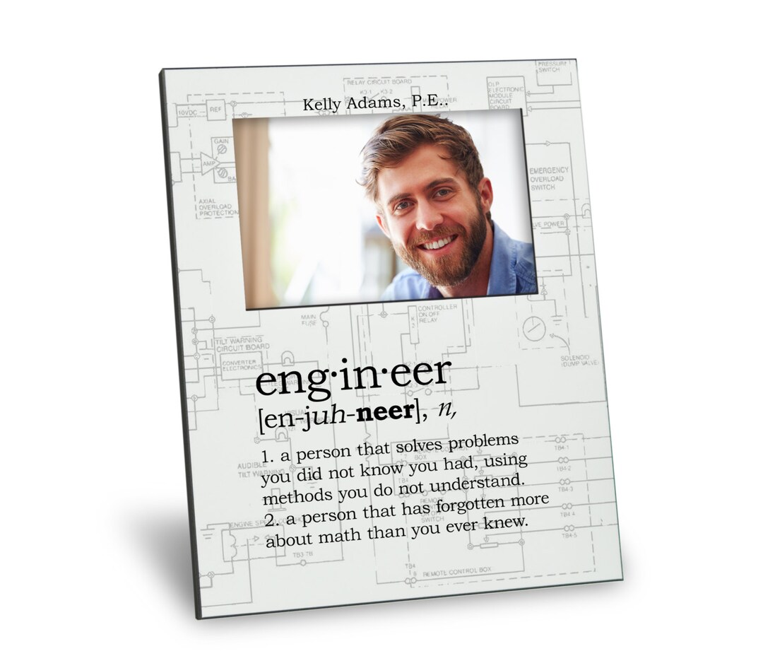 Graduation Picture Frame - Engineer Definition Picture Frame ...