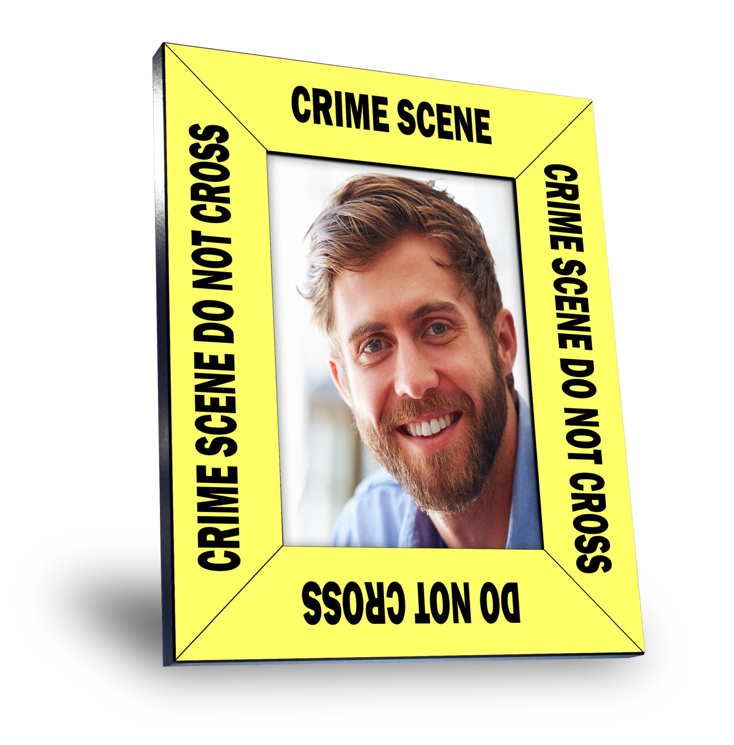 Crime Scene Tape Frame 8 X 10 Frame - Holds 5 X 7 Picture - Etsy