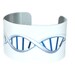 DNA Structure Aluminium Cuff Science Jewelry | Etsy