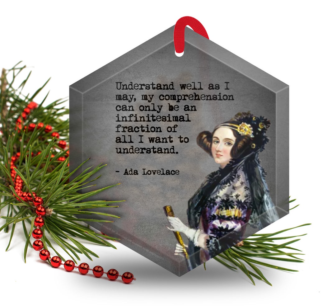 Ada Lovelace - Famous Scientist - Beveled Glass - Etsy