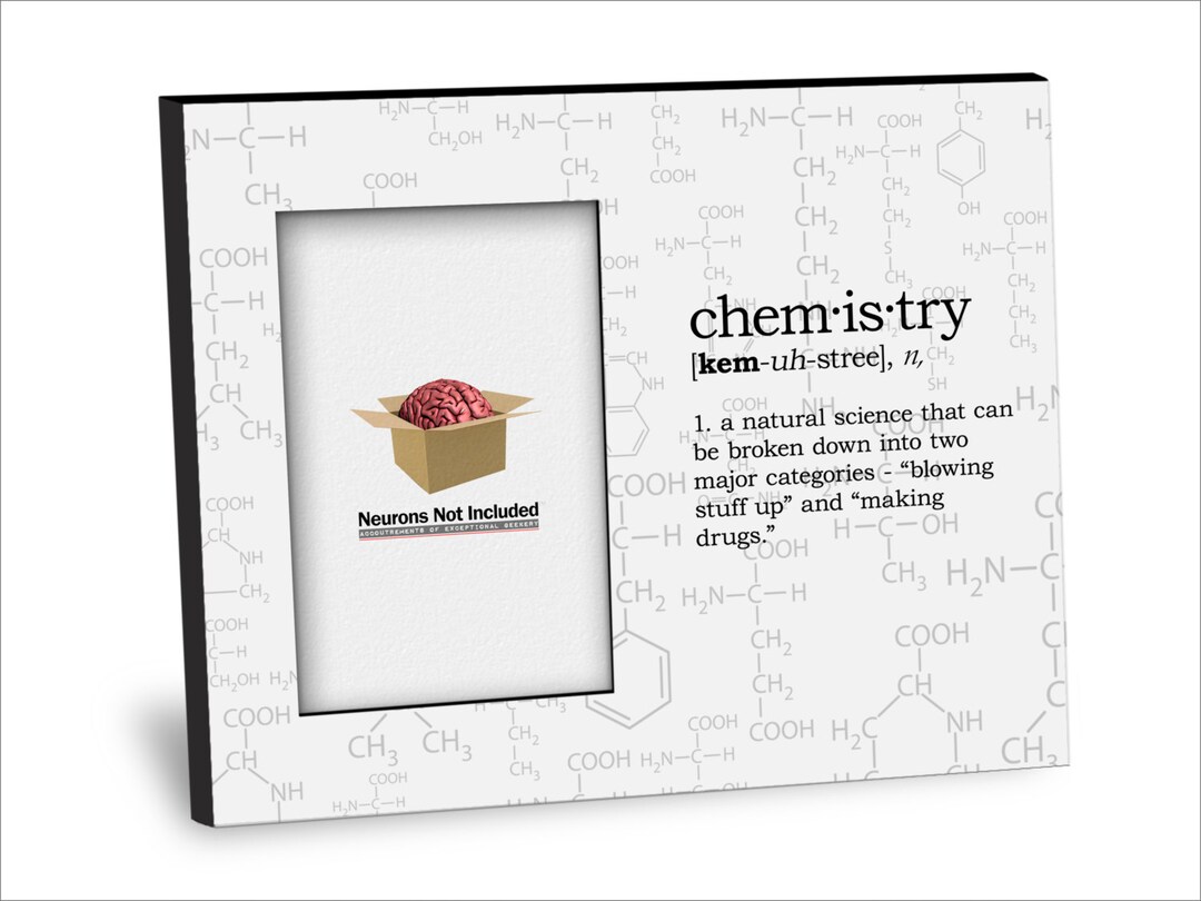 Graduation Picture Frame - Chemistry Definition Picture Frame ...