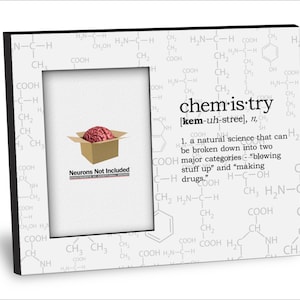 Graduation Picture Frame - Chemistry Definition Picture Frame ...