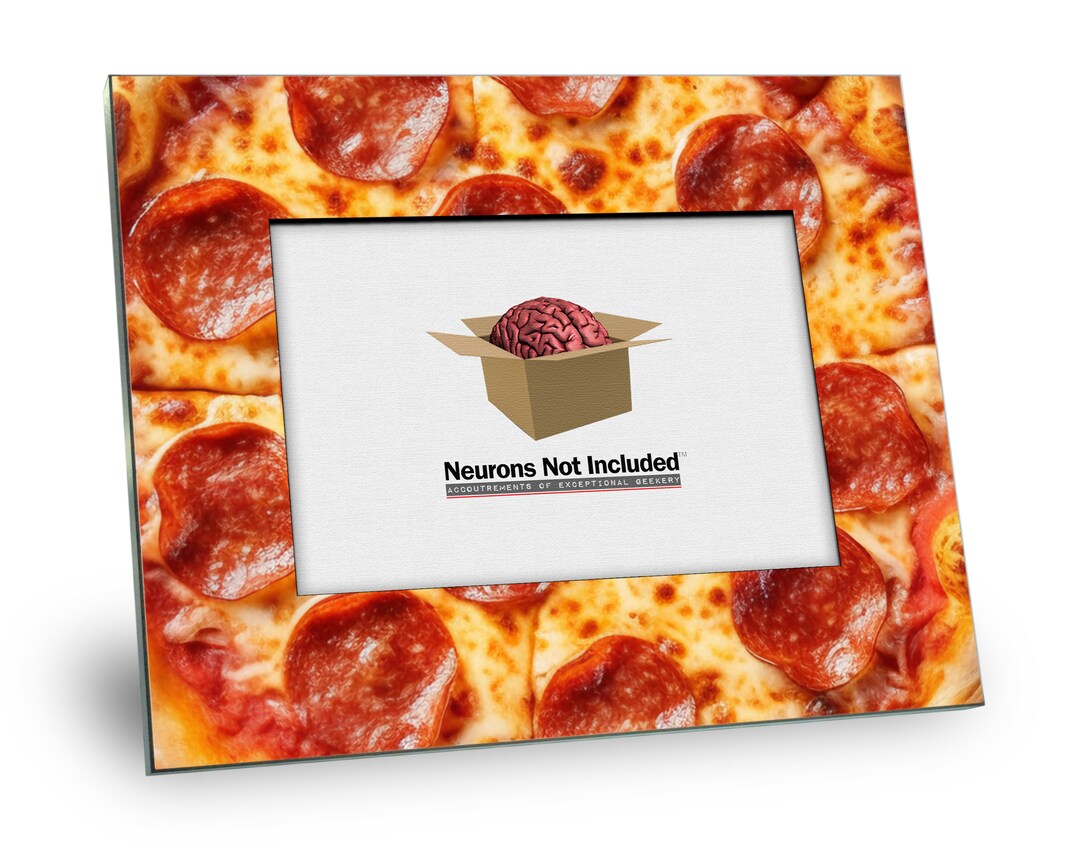 Pepperoni Pizza - 8 X 10 Frame - Holds 5 X 7 Picture - Black - Etsy