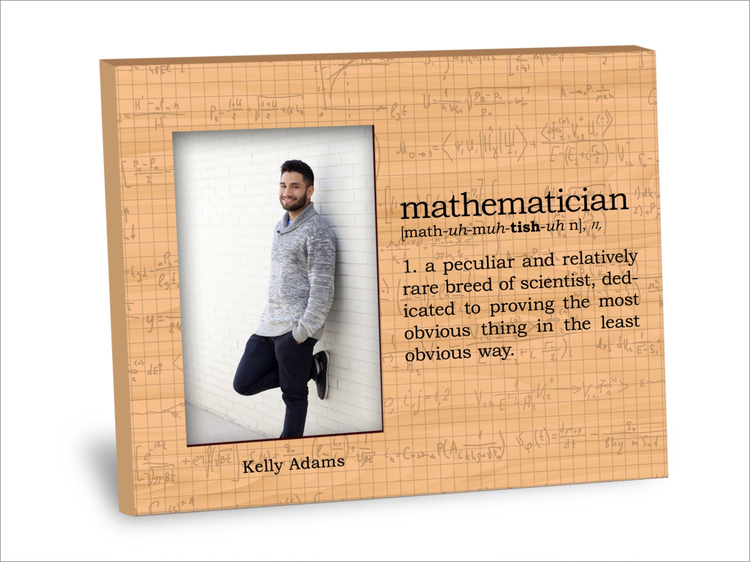 Graduation Picture Frame -mathematician Definition Picture Frame ...