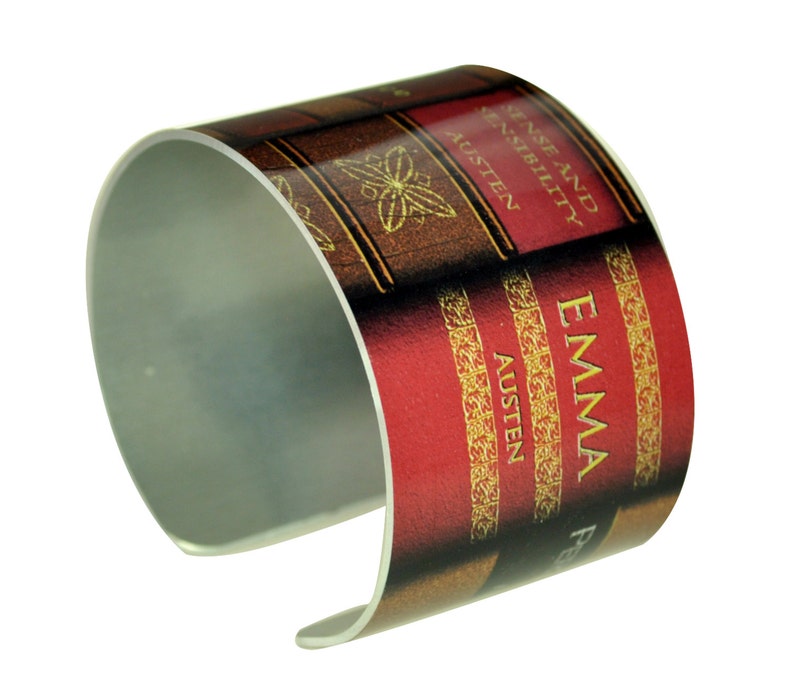 Jane Austen Books Aluminum Cuff - Etsy