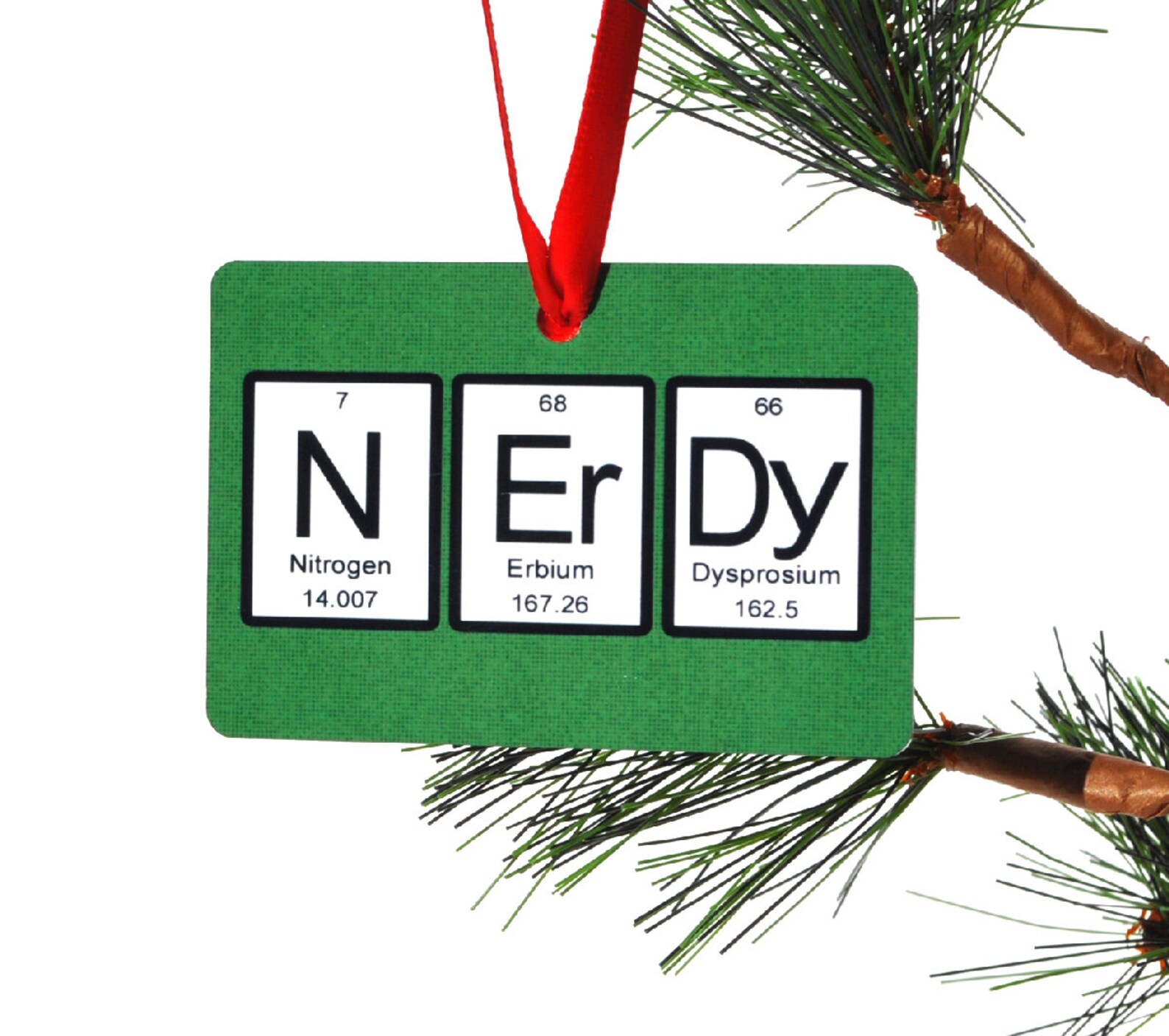 Nerdy Periodic Table Christmas Ornament - Etsy