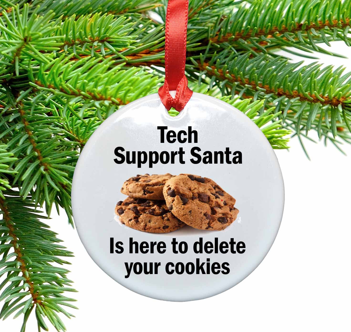 Tech support Santa is here to delete your Cookies Ceramic | Etsy