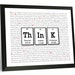 Think Sign - Periodic Table Science Chemistry Wine Wood Sign With Built ...