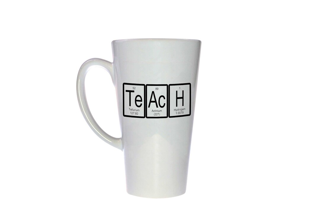 Teach Mug - Periodic Table of Elements 17 Ounce Tall Coffee or Tea Mug ...